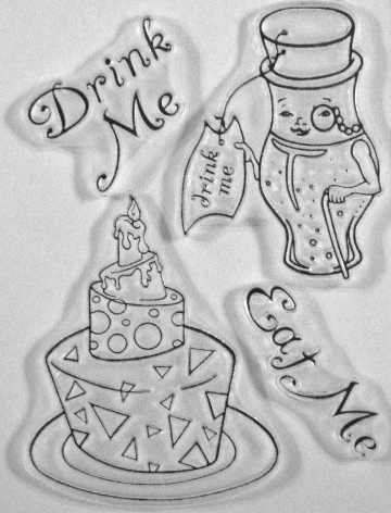 Alice In Wonderland Eat Me Drawing